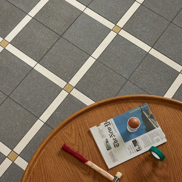 8x8 Gray Rough Porcelain Tile – Aloft Tiles