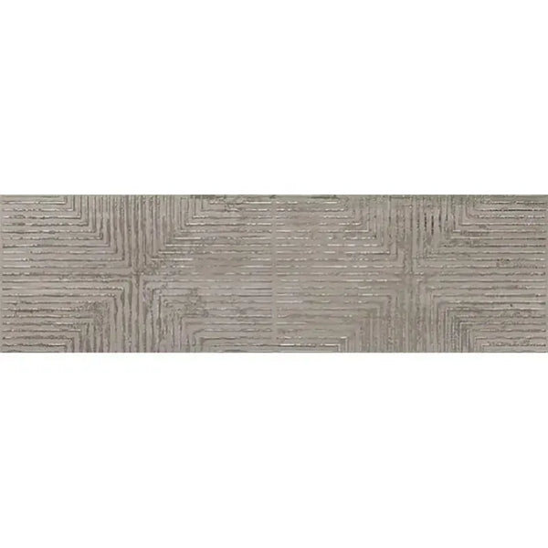 Deco Smoke Gray 12x40 Ceramic Tile - Sample – Aloft Tiles