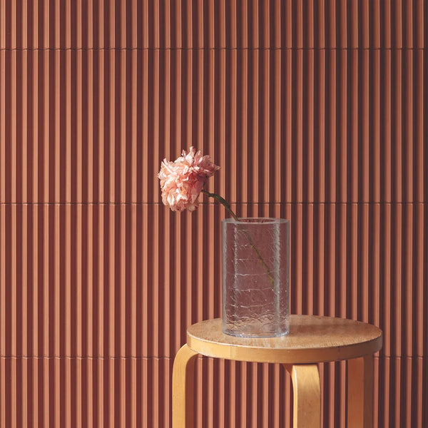 Red Rombini Triangle Small Matte Ceramic Mosaic Tile – Aloft Tiles
