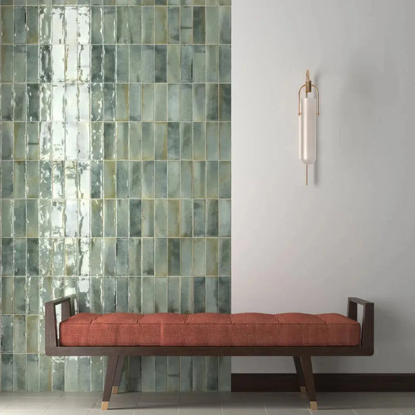 Modena Celadon 2.5X8 Ceramic Subway Tile – Aloft Tiles