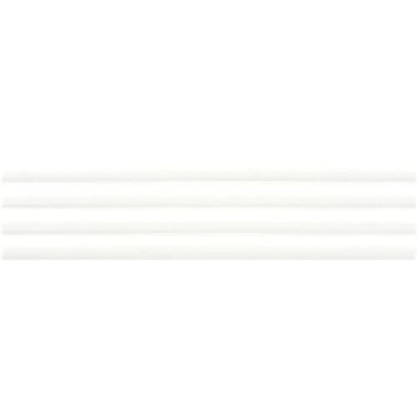 Fluted White 2x8 Matte Ceramic Tile – Aloft Tiles